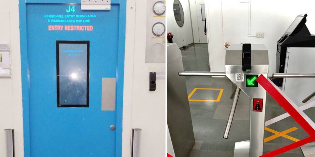 Indian Pharmaceutical Plant | Biometric Access Control Case study